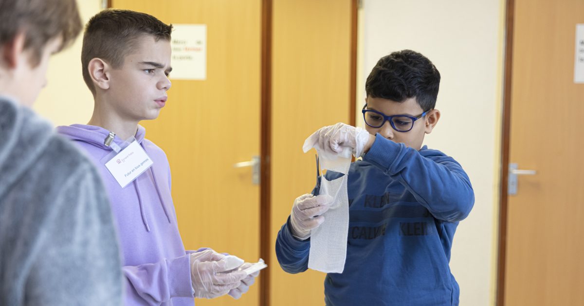 Les métiers des soins à l’EMS Eynard-Fatio - Futur en tous genres